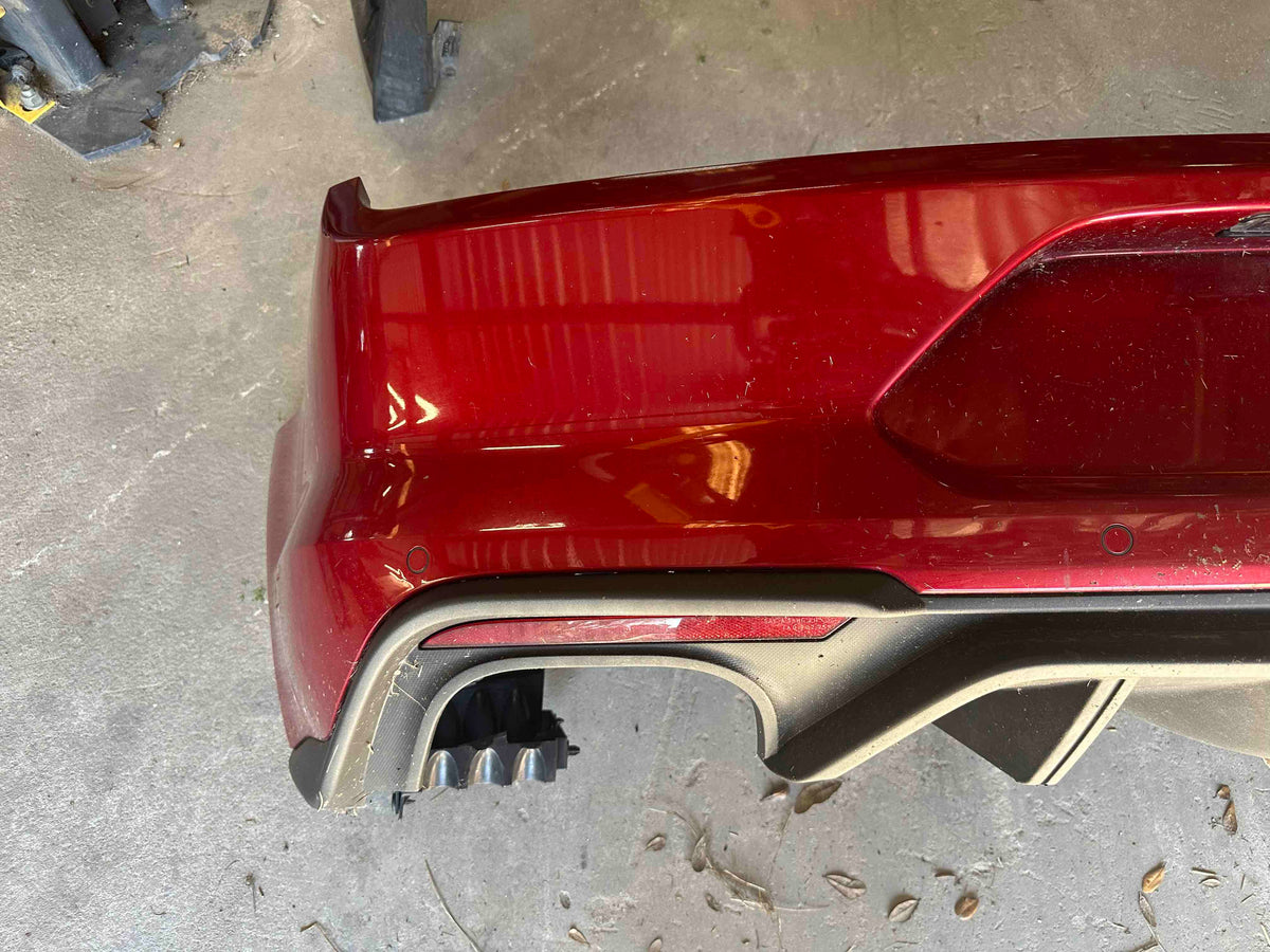 18-23 Ford Mustang GT Rear Bumper Ruby Red OEM #71 – freedompartsoutlet.com