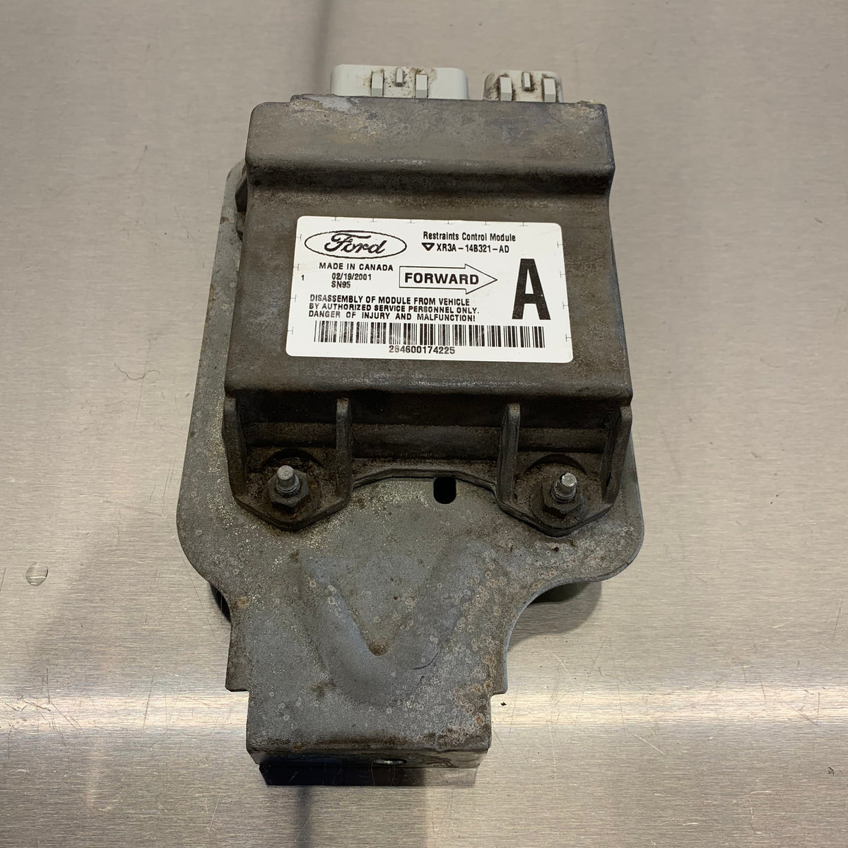 99-04 Ford Mustang Airbag Restraints Computer Control Module OEM XR3A ...